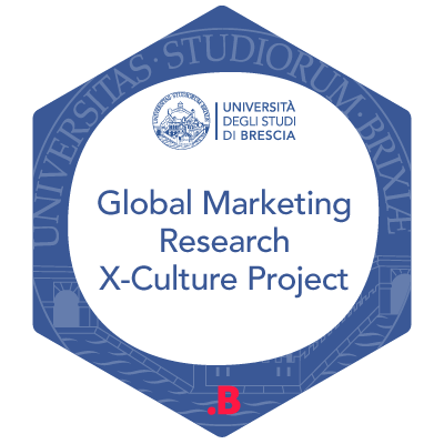 Global Marketing Research – X-Culture Project | Bestr Open Badge