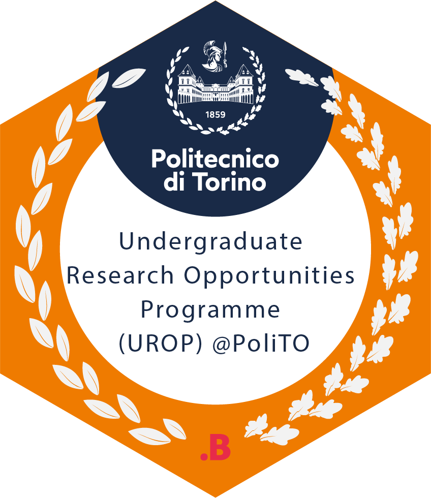 Award Undergraduate Research Opportunities Programme (UROP) @PoliTO ...